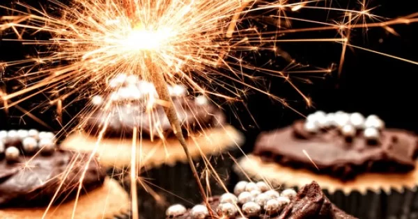 Gold Indoor Mini Sparklers, 40pk