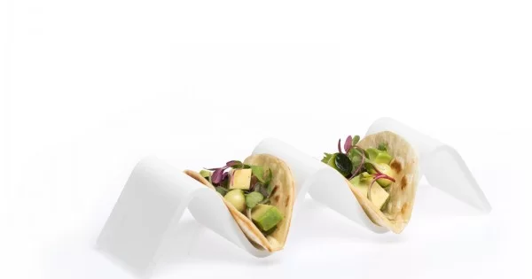 Wave Stand for 2 to 3 Tacos by 100% Chef, 1 unit
