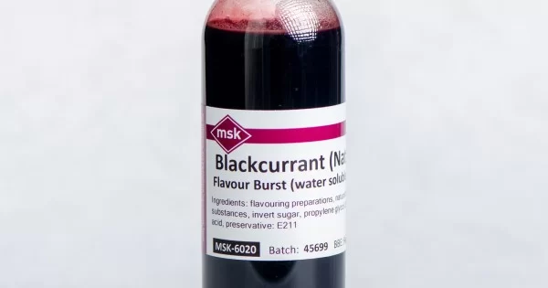 Blackcurrant (Natural) Flavour Burst (water soluble), 100ml