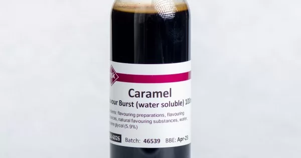 Caramel Flavour Burst (water soluble), 100ml