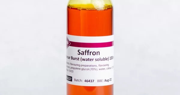 Saffron Flavour Burst (water soluble), 100ml