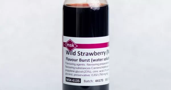 Wild Strawberry (Natural) Flavour Burst (water soluble), 100ml