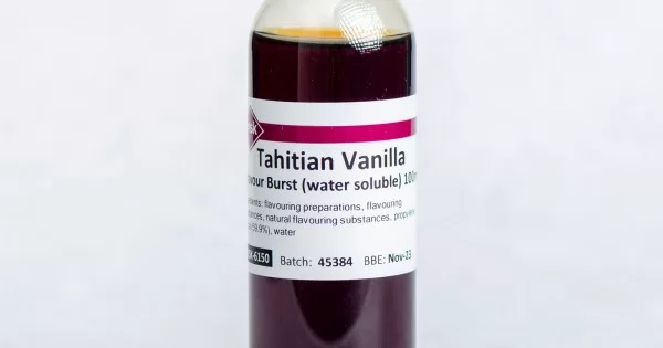 Tahitian Vanilla Flavour Burst (water soluble), 100ml