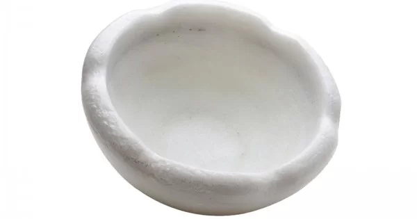 White Sphere Plate, 15x15x8cm by 100% Chef, 1 unit