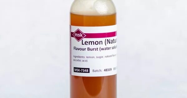 Lemon (Natural) Flavour Burst (water soluble), 100ml