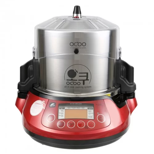 OCOO Auto Pressure Double Boiler (Red), 1 unit