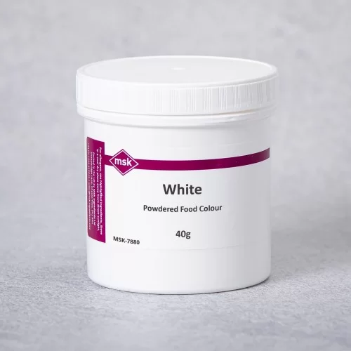 White Powdered Food Colour, 40g