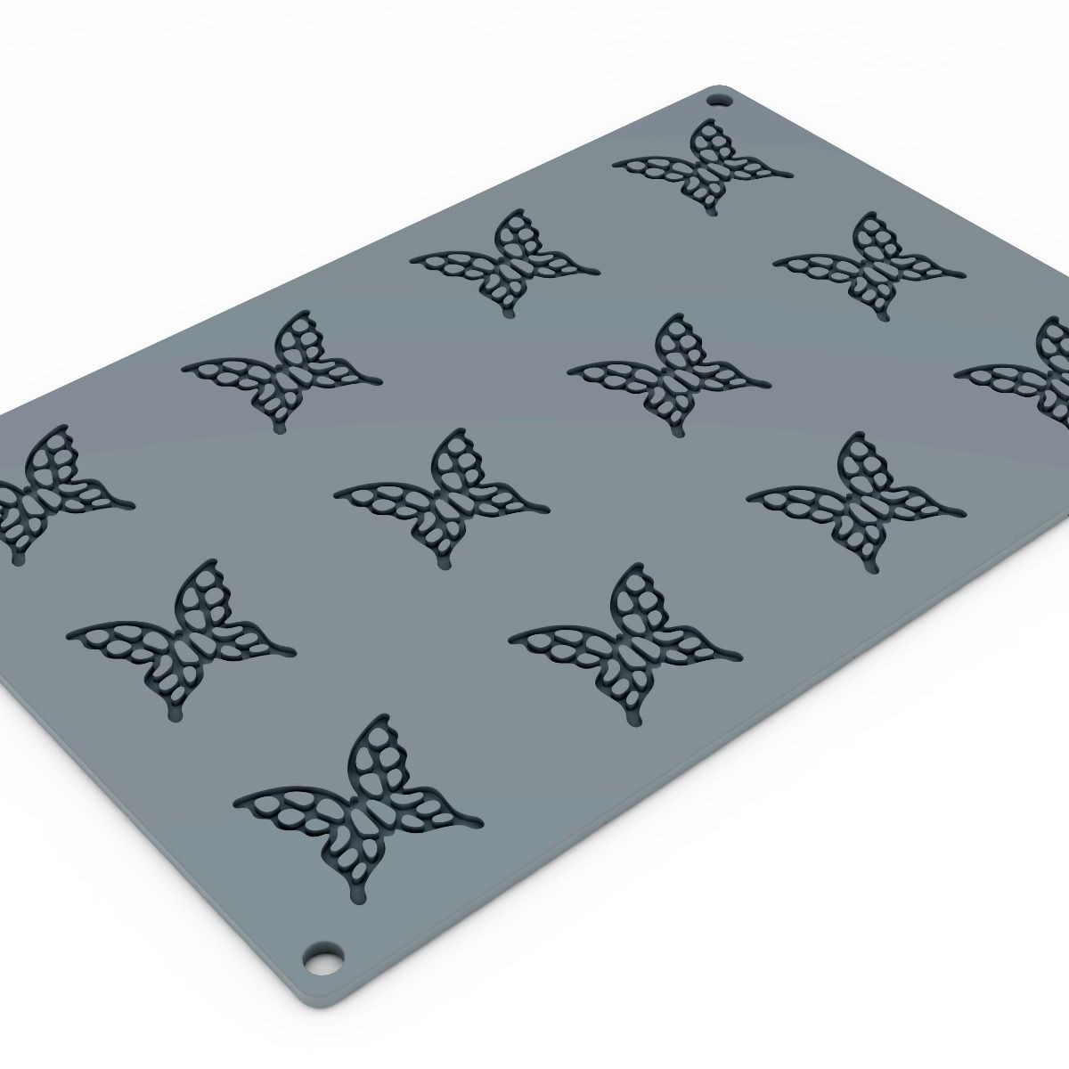 Butterfly Silicone Stencil, 12 Indents by Pavoni Italia, 1 unit